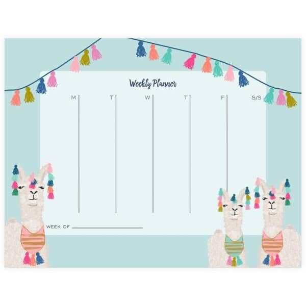 Llama Weekly Planner – The Cottage Basket