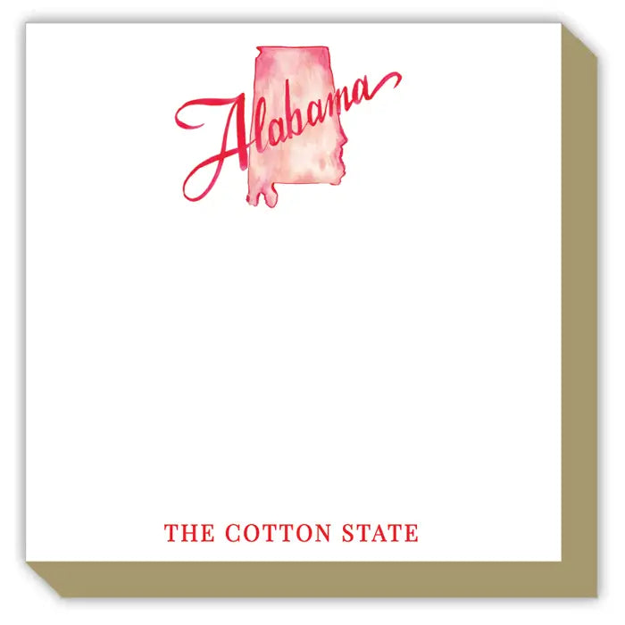 Alabama The Cotton State Notepad – The Cottage Basket