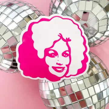 Dolly Parton Face Sticker – The Cottage Basket