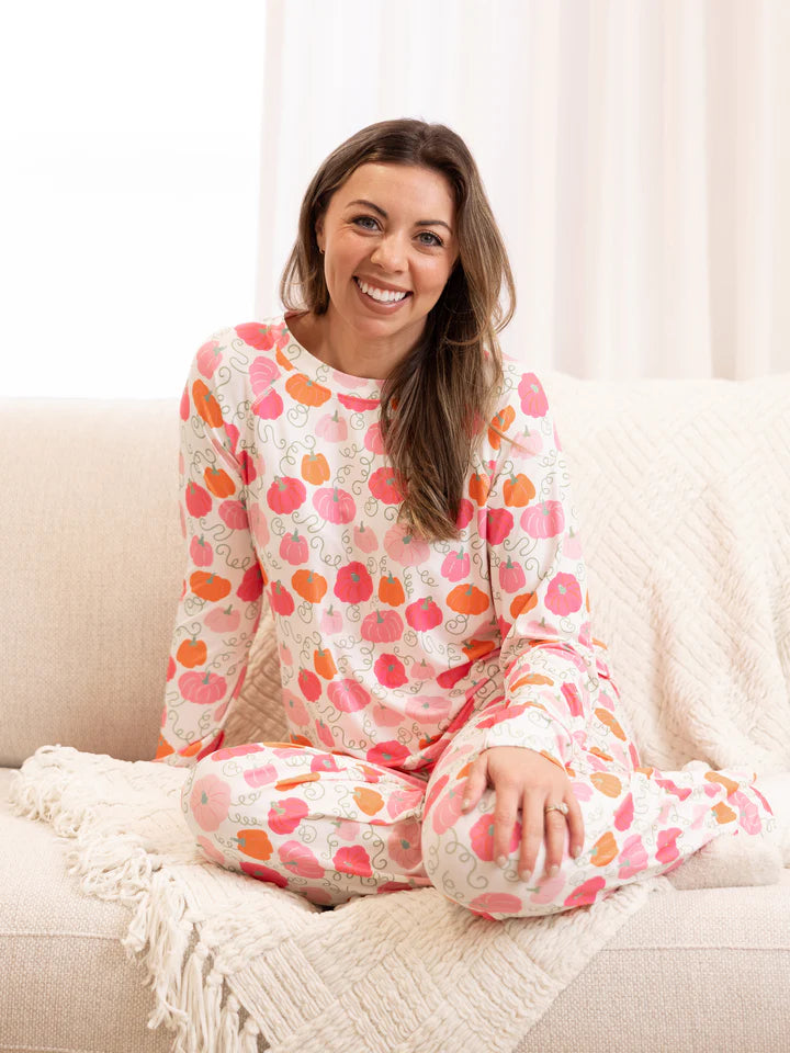 Mary Square Pumpkin Patch Long Sleeve Annie Pajamas – The Cottage Basket