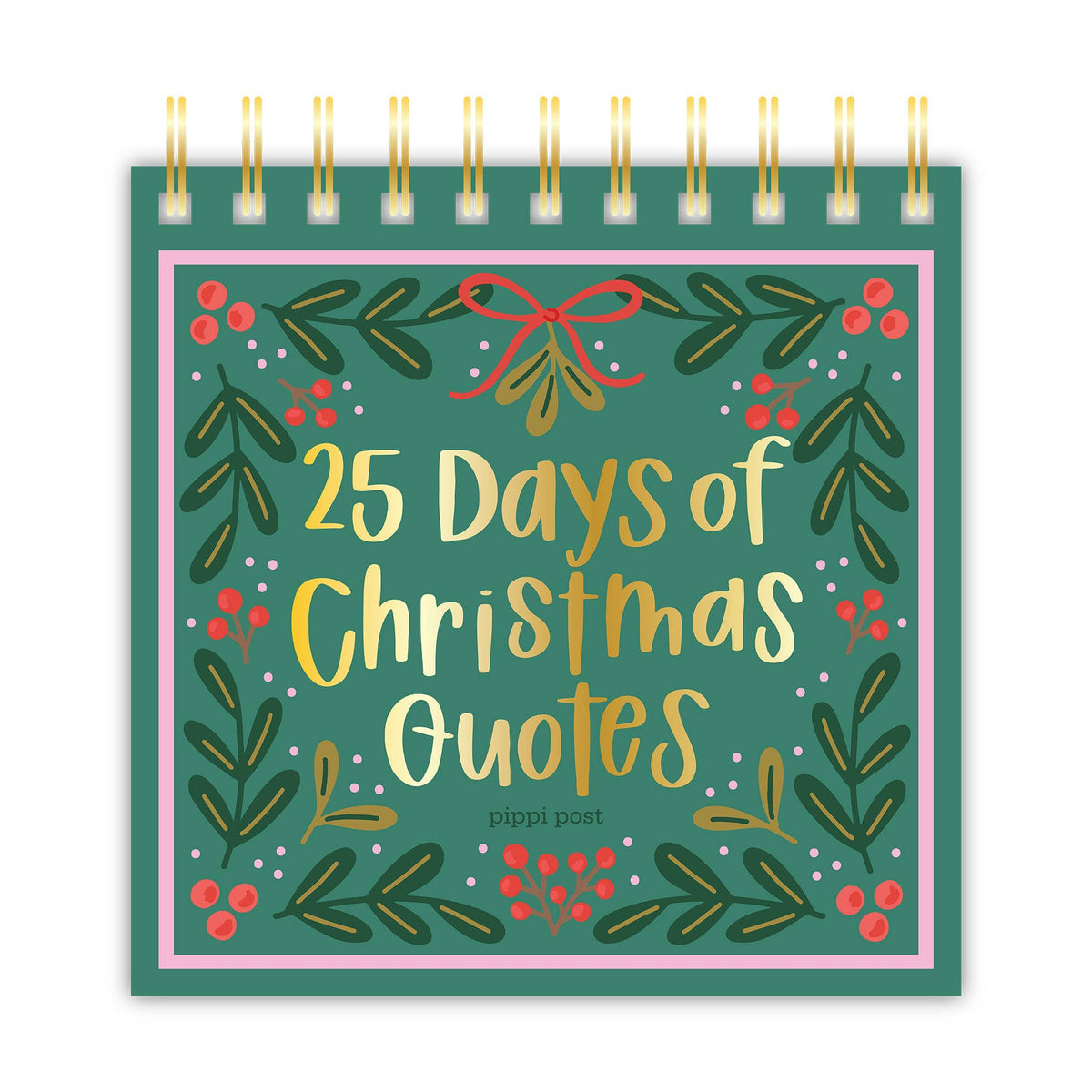 25 Days Of Christmas - Quotes + Prompts Advent Desk Calendar – The ...