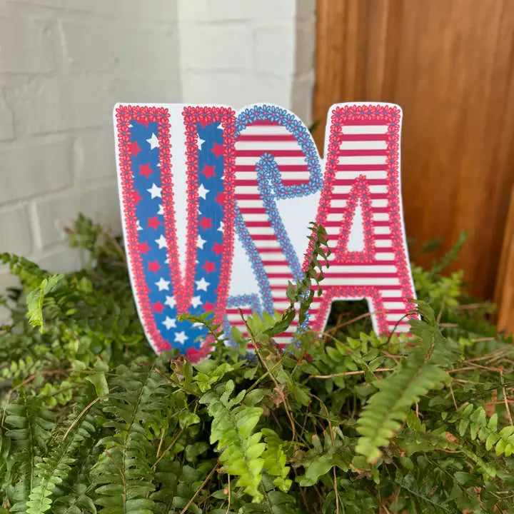 USA Flower Pot Sign – The Cottage Basket