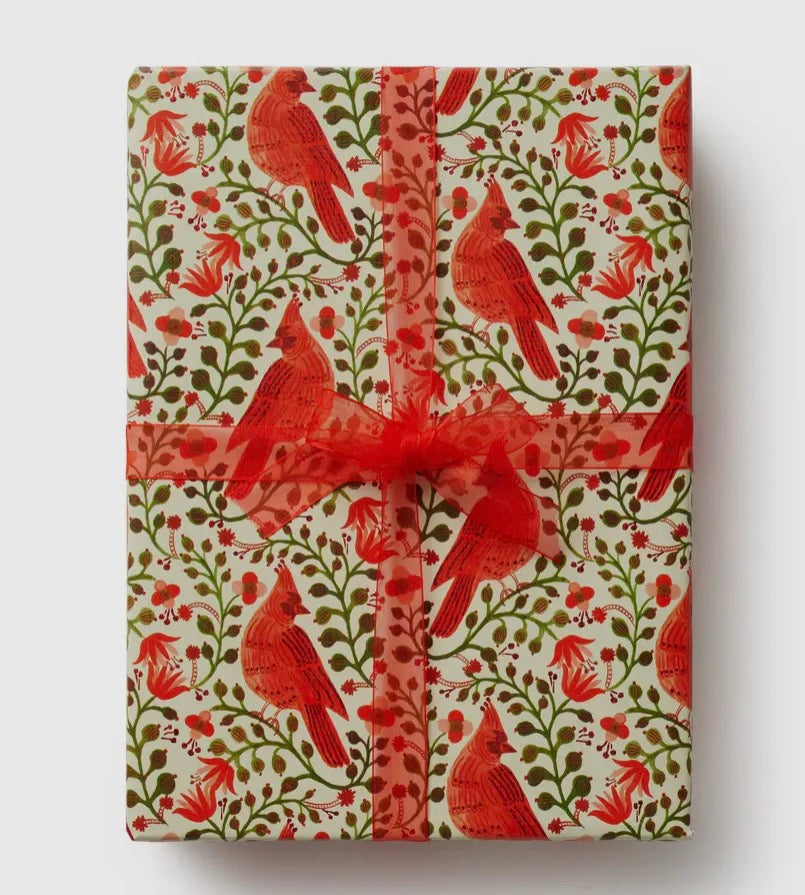 Cardinal wrapping paper- rolls – The Cottage Basket