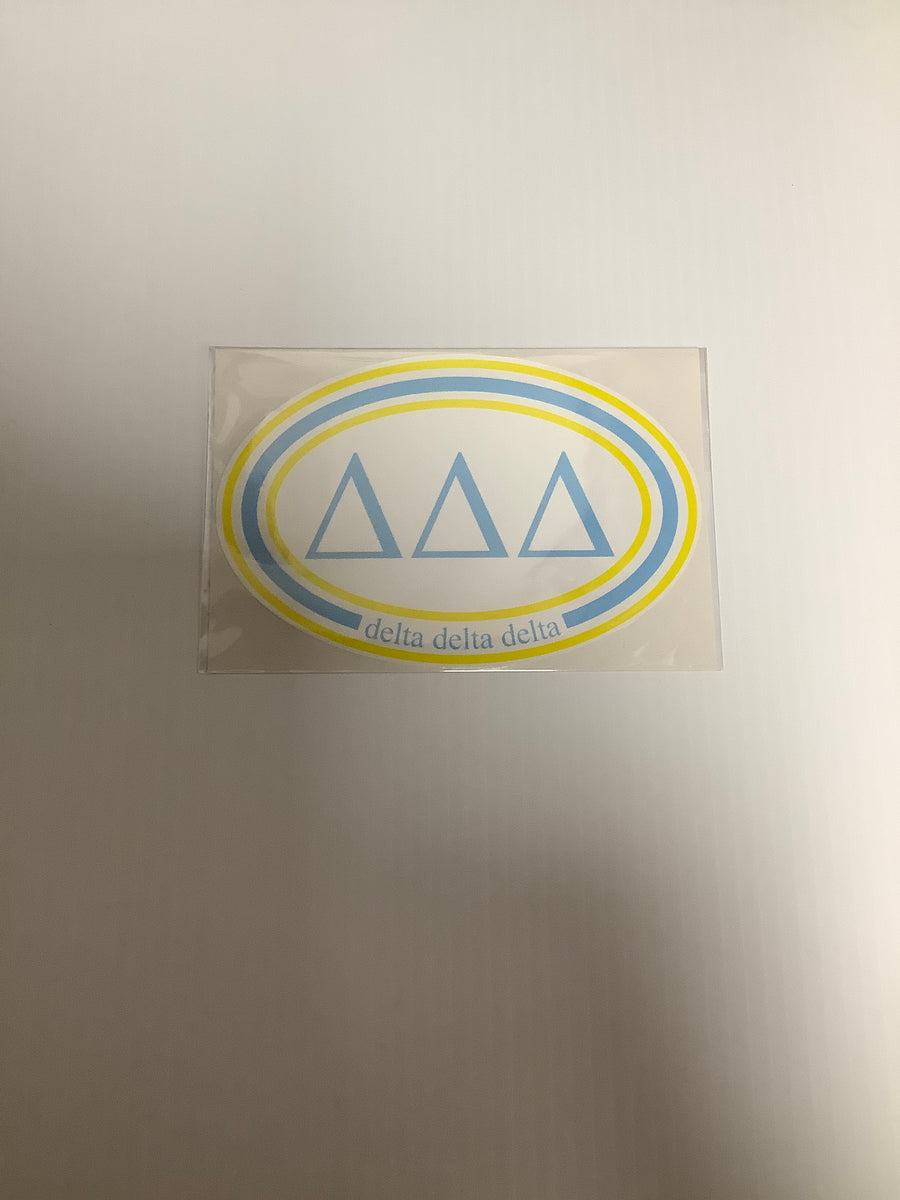 Tri Delta Bumper Sticker – The Cottage Basket