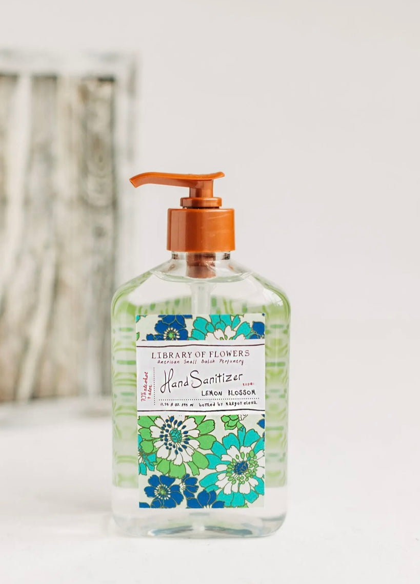 Library of Flowers Lemon Blossom Hand Sanitizer – The Cottage Basket